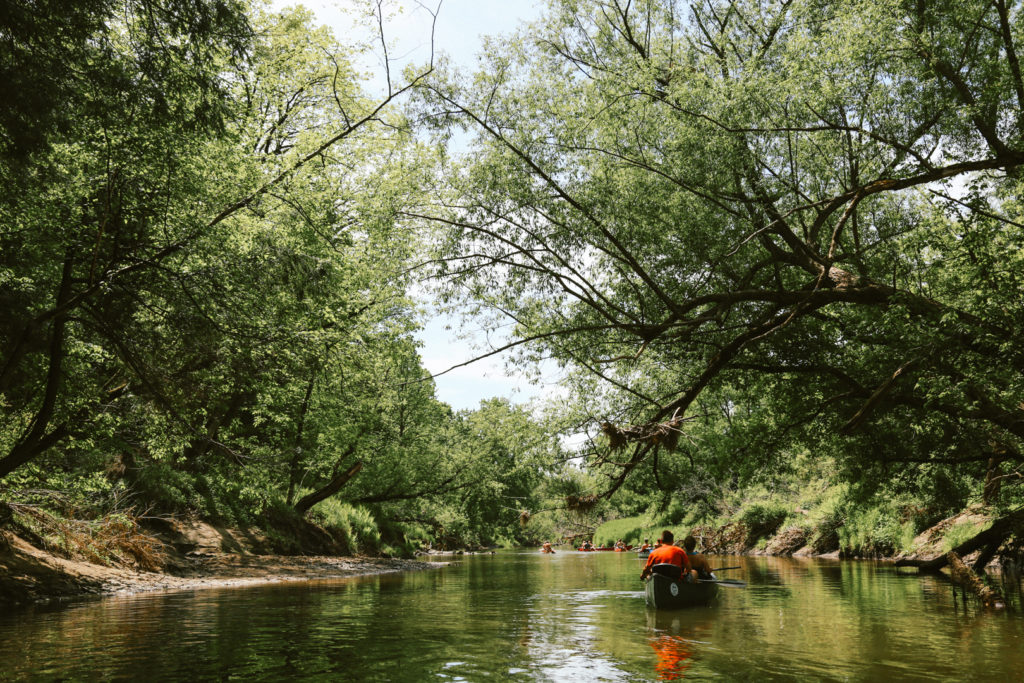 Canoeing the Kickapoo River