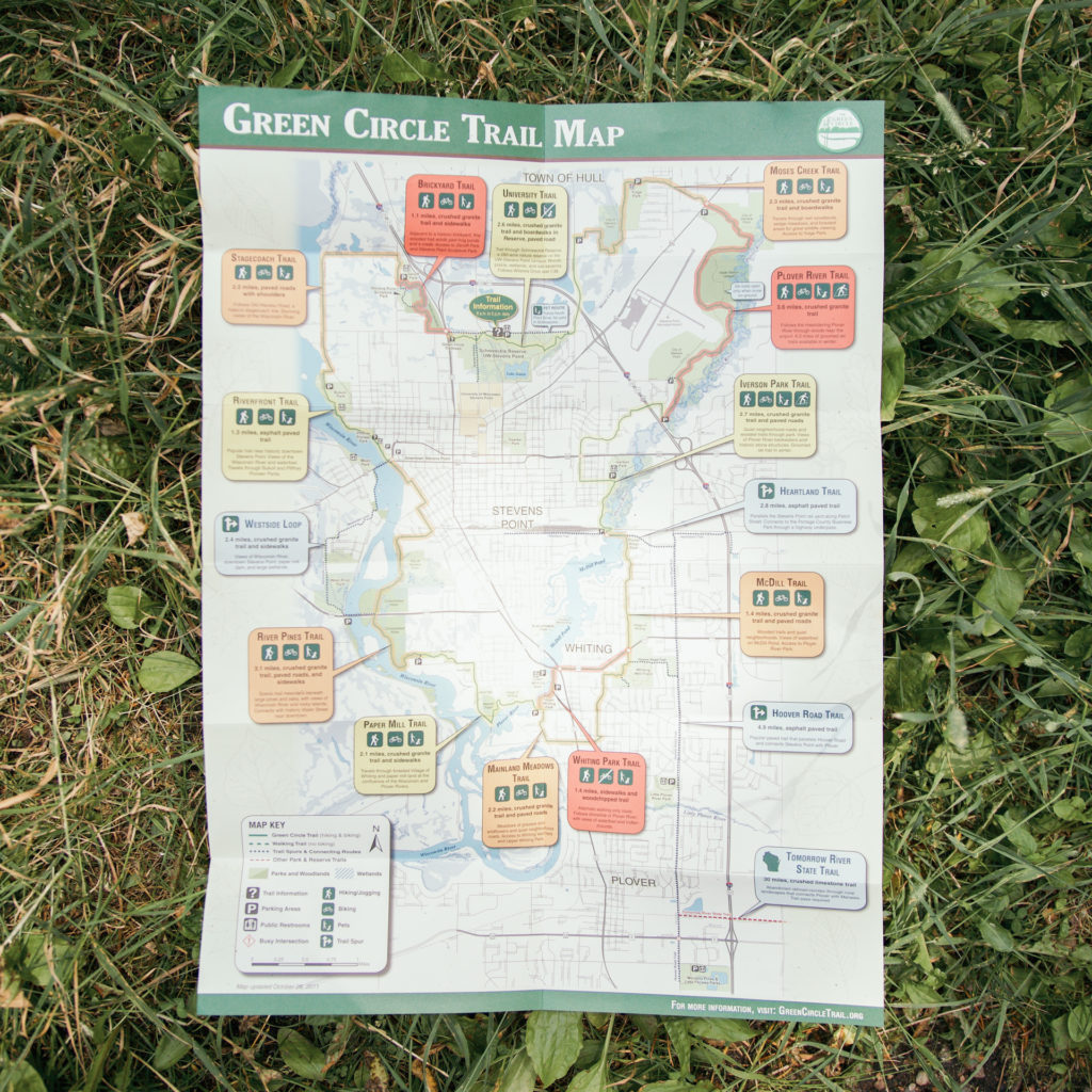Biking the Green Circle Trail in Stevens Point Wisconsin