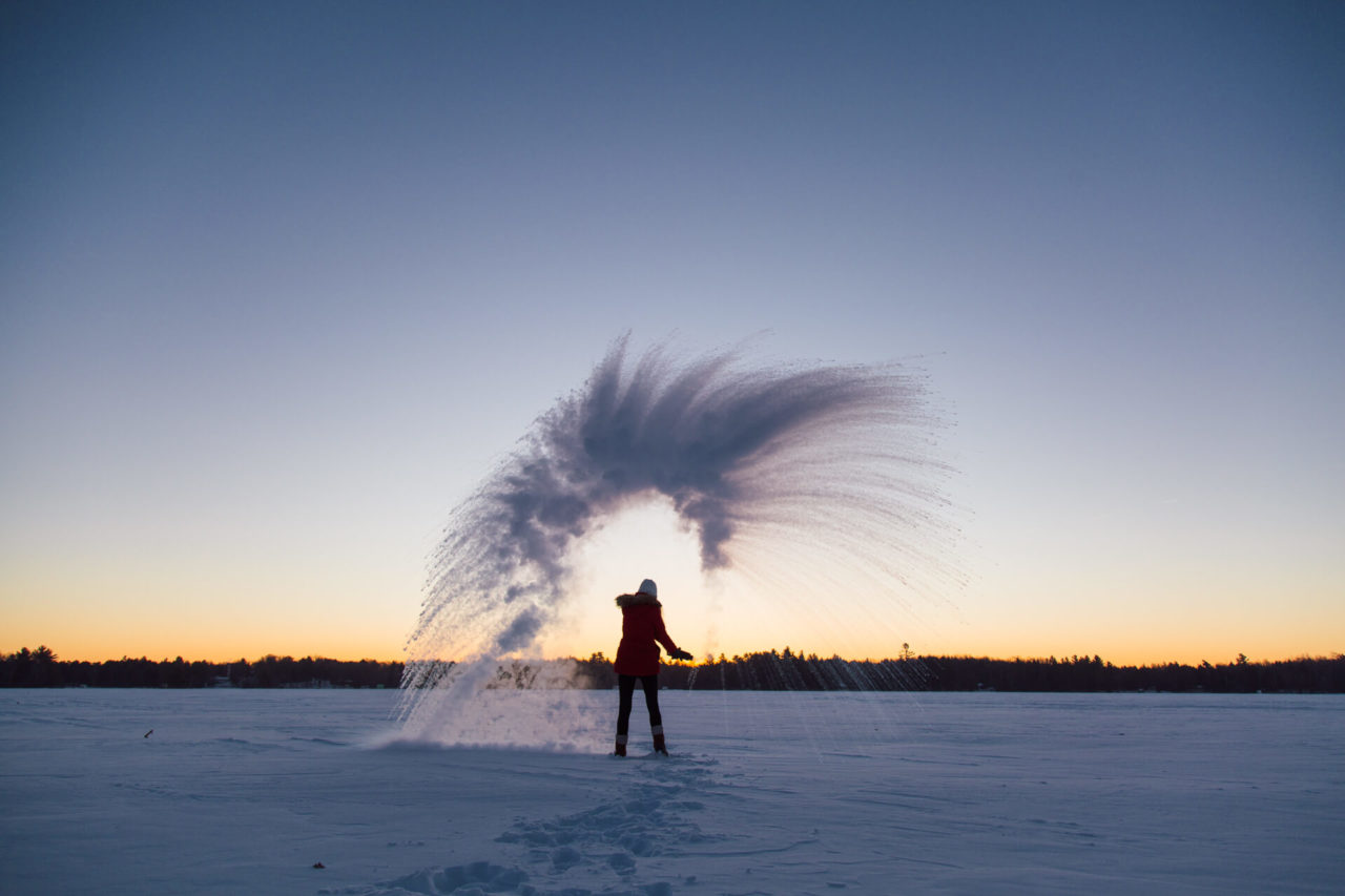 How to Turn Boiling Water into Snow
