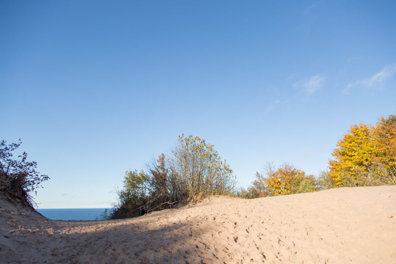 Log Slide Overlook in Grand Marais, Michigan