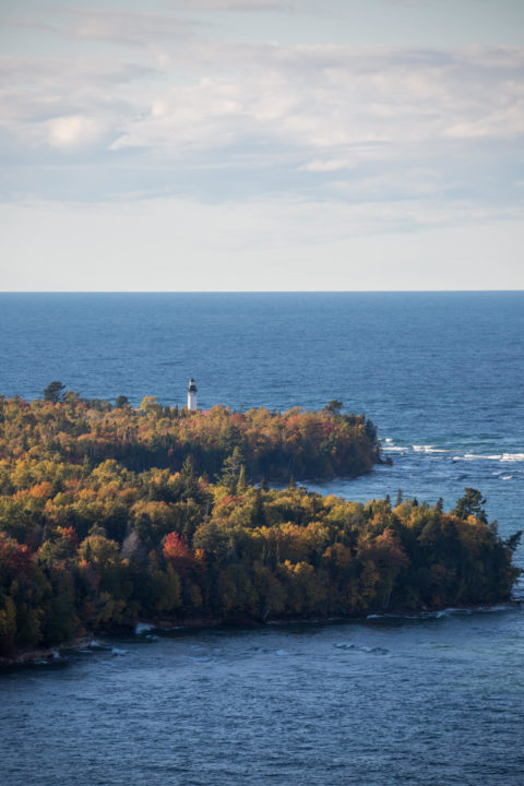 Log Slide Overlook in Grand Marais, Michigan